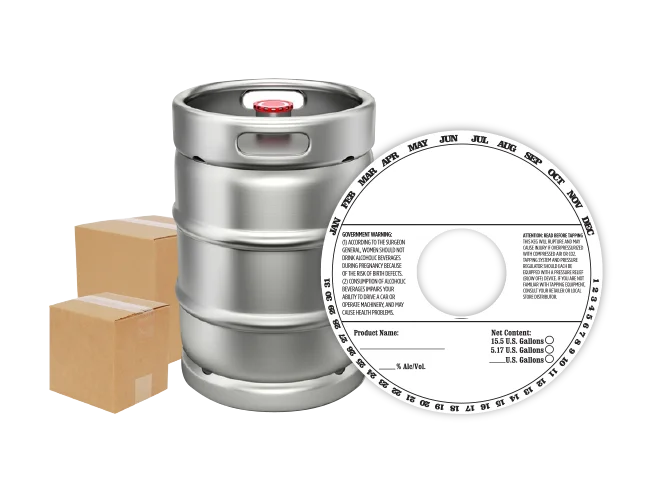 Keg Collars - Keg Collars Keg Wrap Beverage Labels